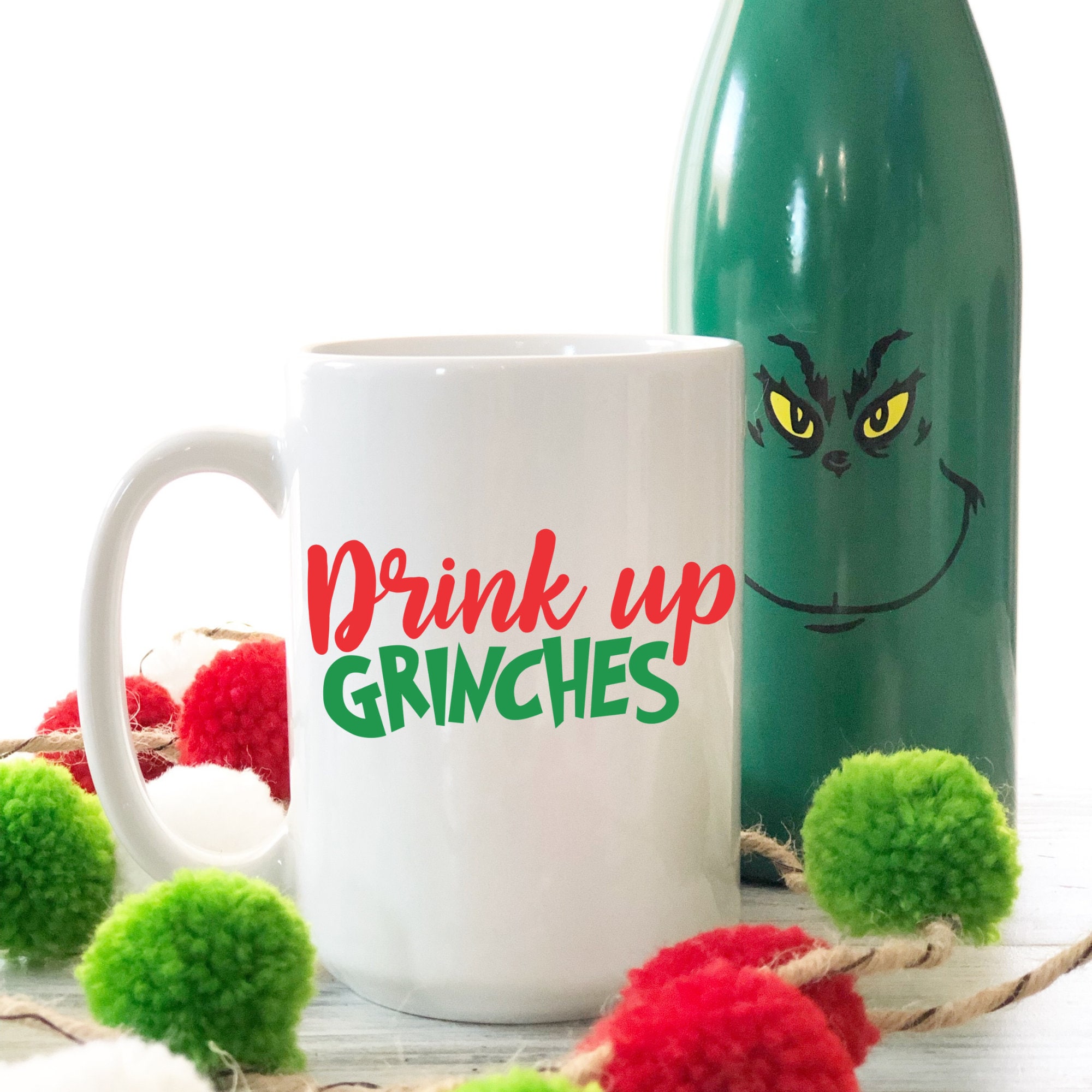 Grinch Drink up Grinches Coffee Mug Grinch Mug the Grinch - Etsy UK