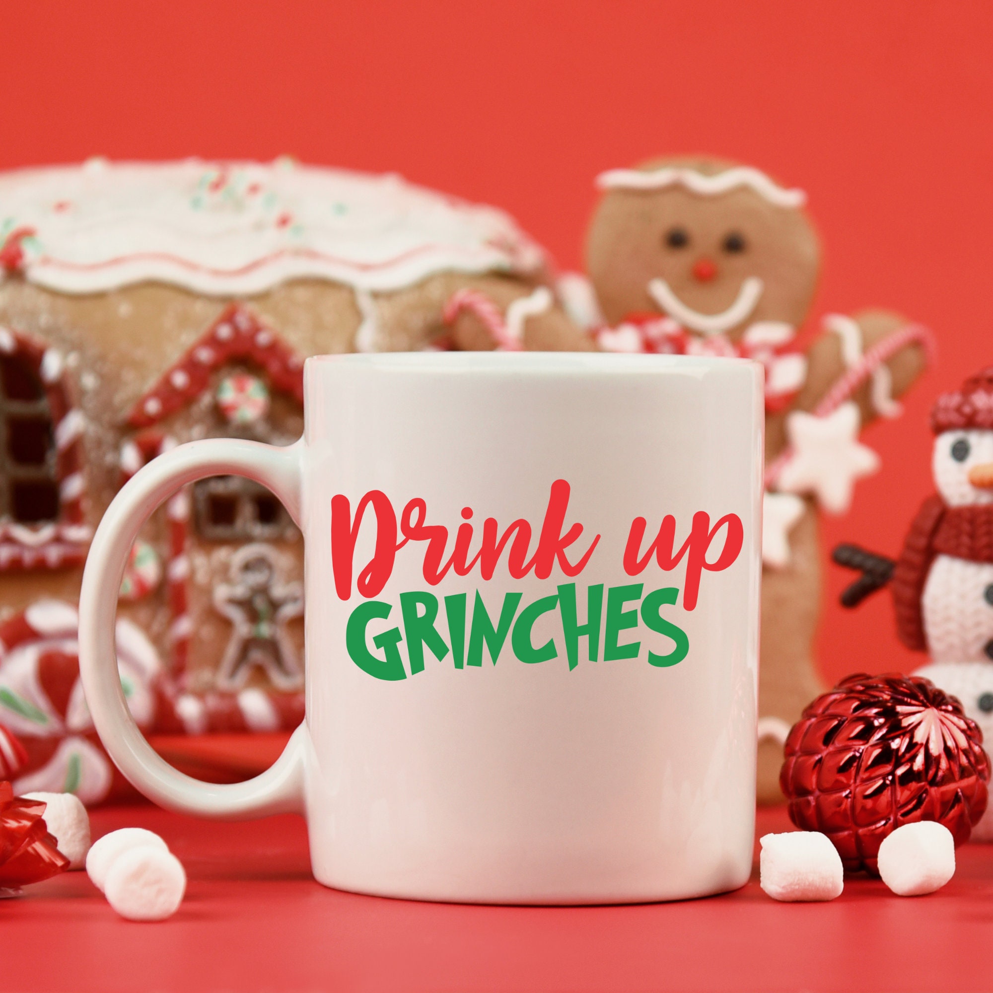 Grinch Drink up Grinches Coffee Mug Grinch Mug the Grinch - Etsy UK