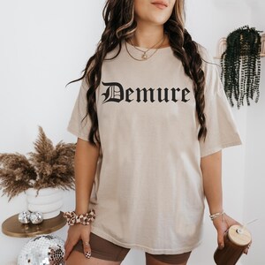 Demure Comfort Colors Aesthetic Fall Outfits Christmas Shirt Trendy ...