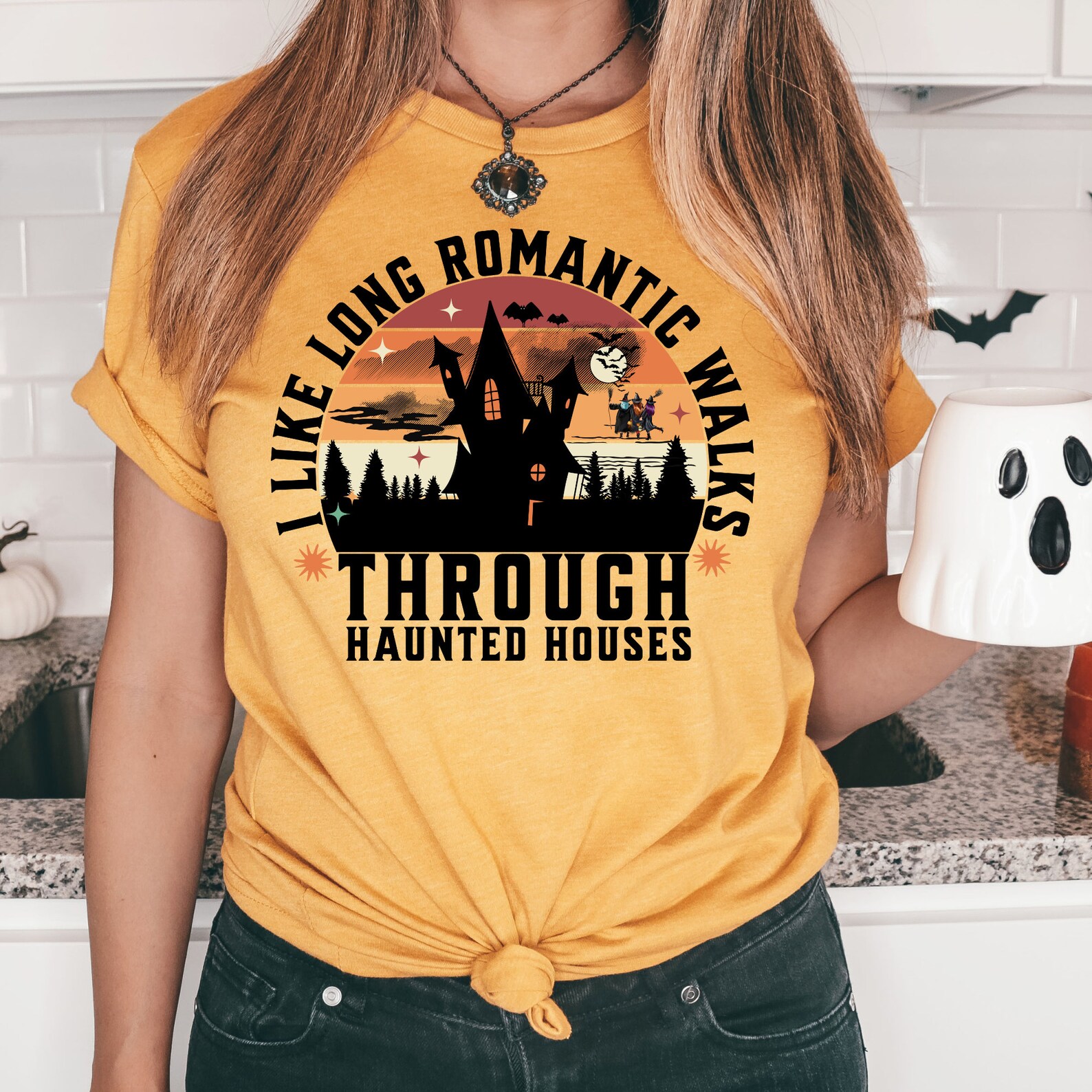 Haunted Mansion, Haunted House, Halloween Shirt, Halloween Crewneck ...