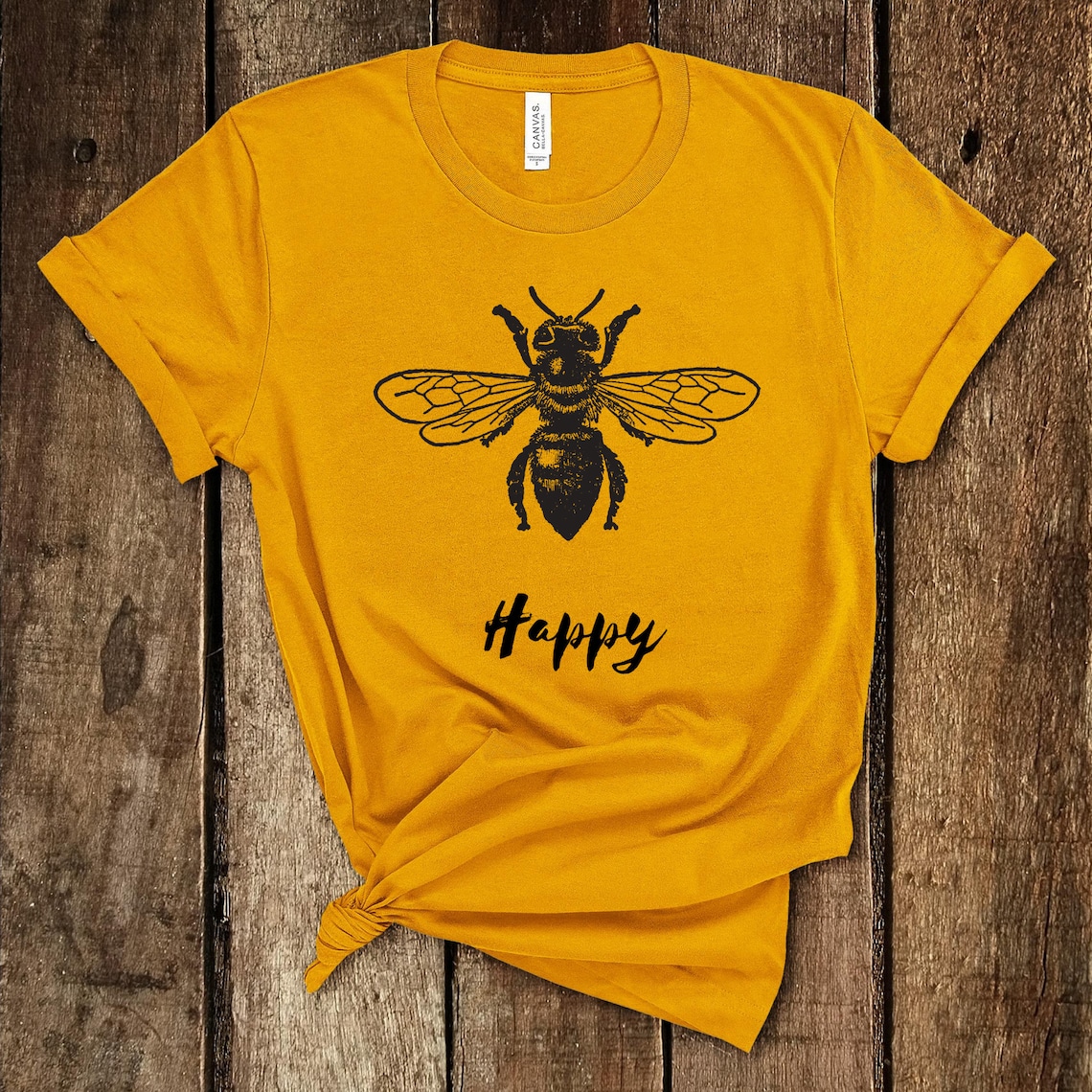 Bee Be Happy Bee Shirt Honey Bees Bumble Bee Bee Shirts | Etsy
