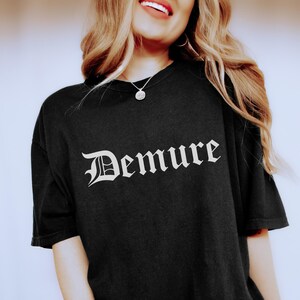 Demure Comfort Colors Aesthetic Fall Outfits Christmas Shirt Trendy ...