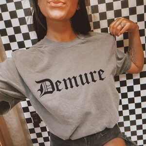 Demure Comfort Colors Aesthetic Fall Outfits Christmas Shirt Trendy ...