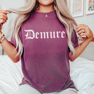 Demure Comfort Colors Aesthetic Fall Outfits Christmas Shirt Trendy ...