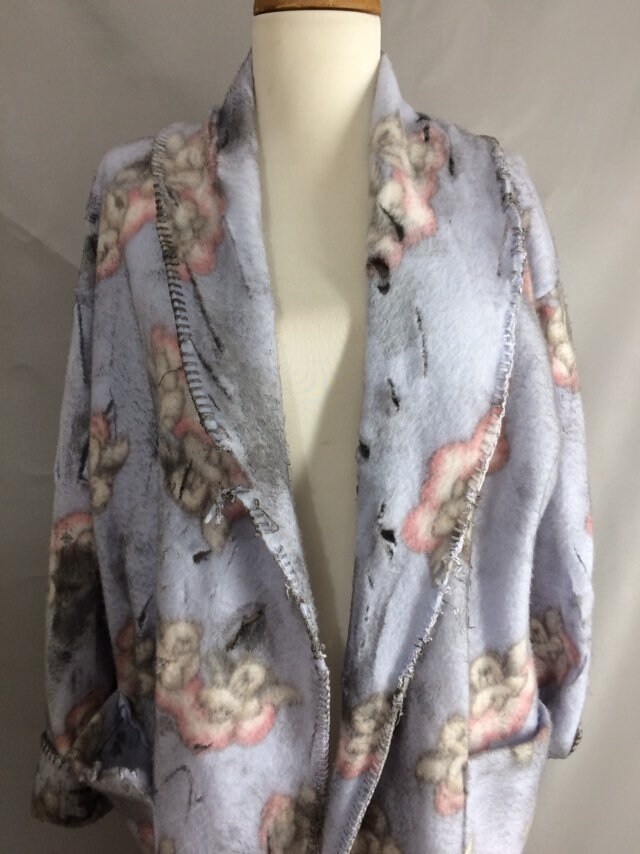 Distressed Housecoat Robe. Post Apocalyptic Wasteland Zombie - Etsy