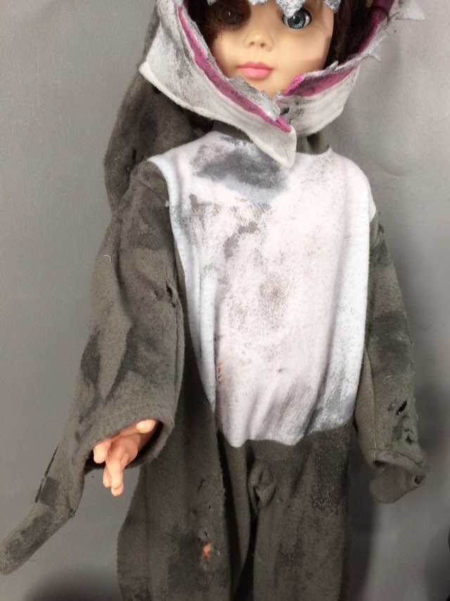 6-12 Mos. ZOMBIE SHARK Baby Girl or Boy. Distressed Post - Etsy