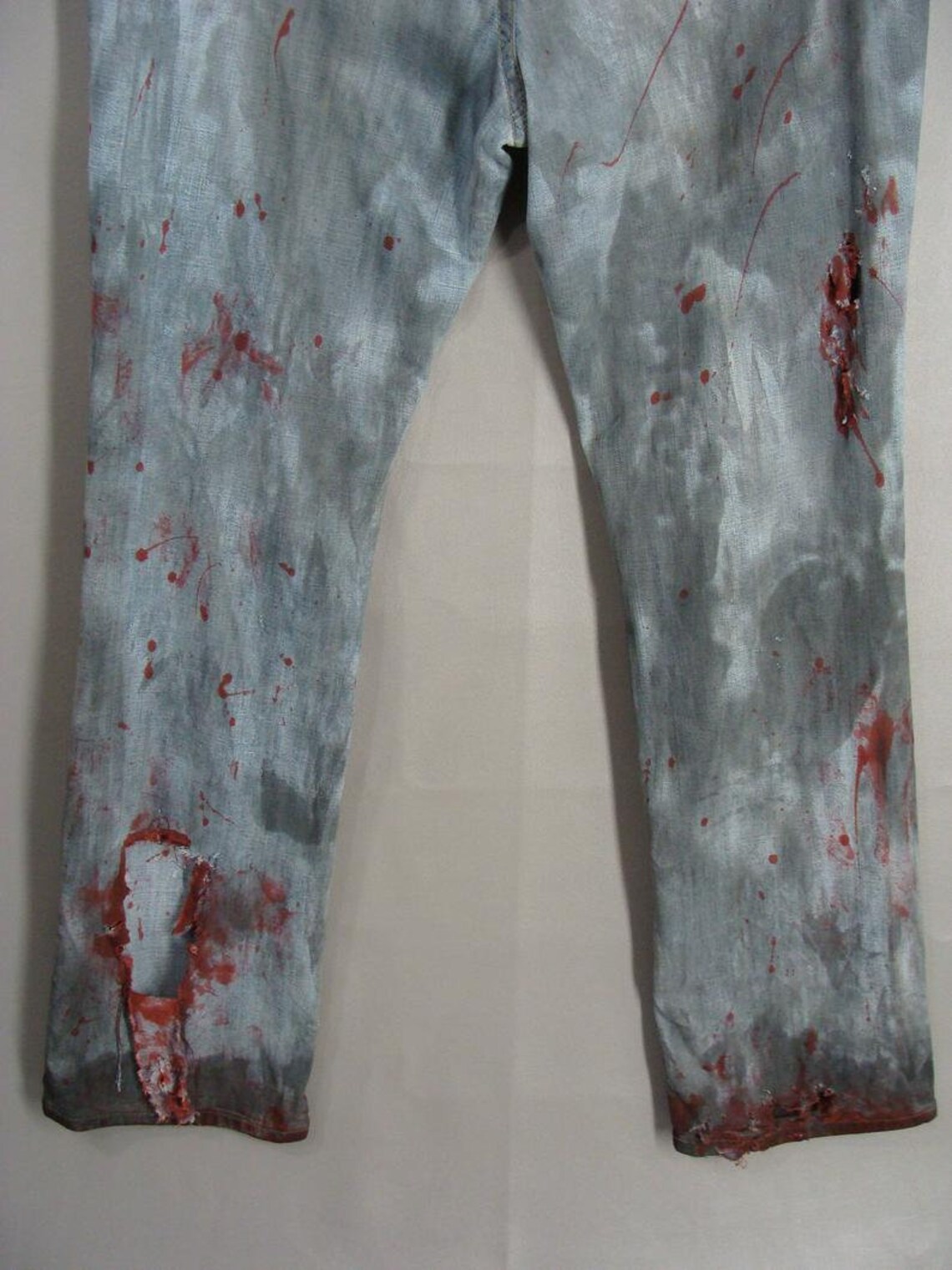 Bloody Zombie Jeans Halloween Costume Post Apocalyptic Vampire Hunter ...