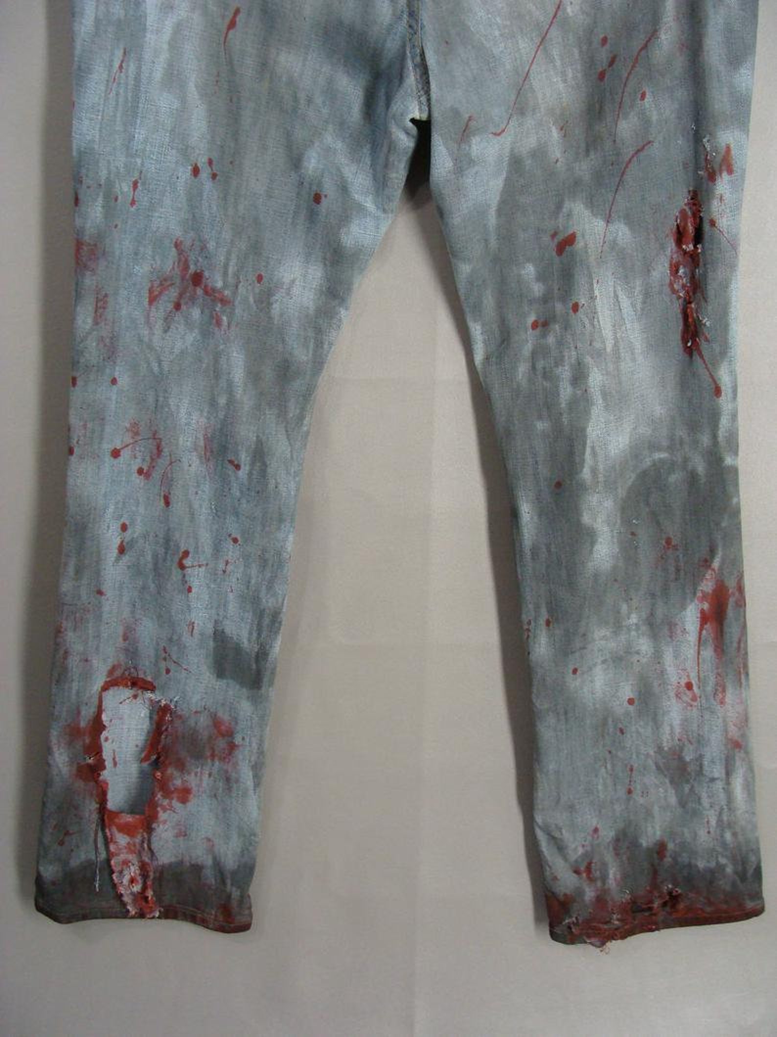 Bloody Zombie Jeans Halloween Costume Post Apocalyptic Vampire Hunter ...