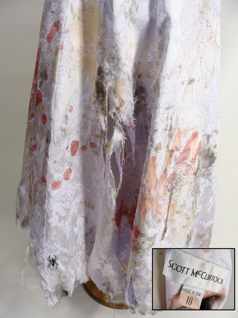 Bloody Zombie Prom Queen Costume Dress. Bridesmaid Corpse - Etsy