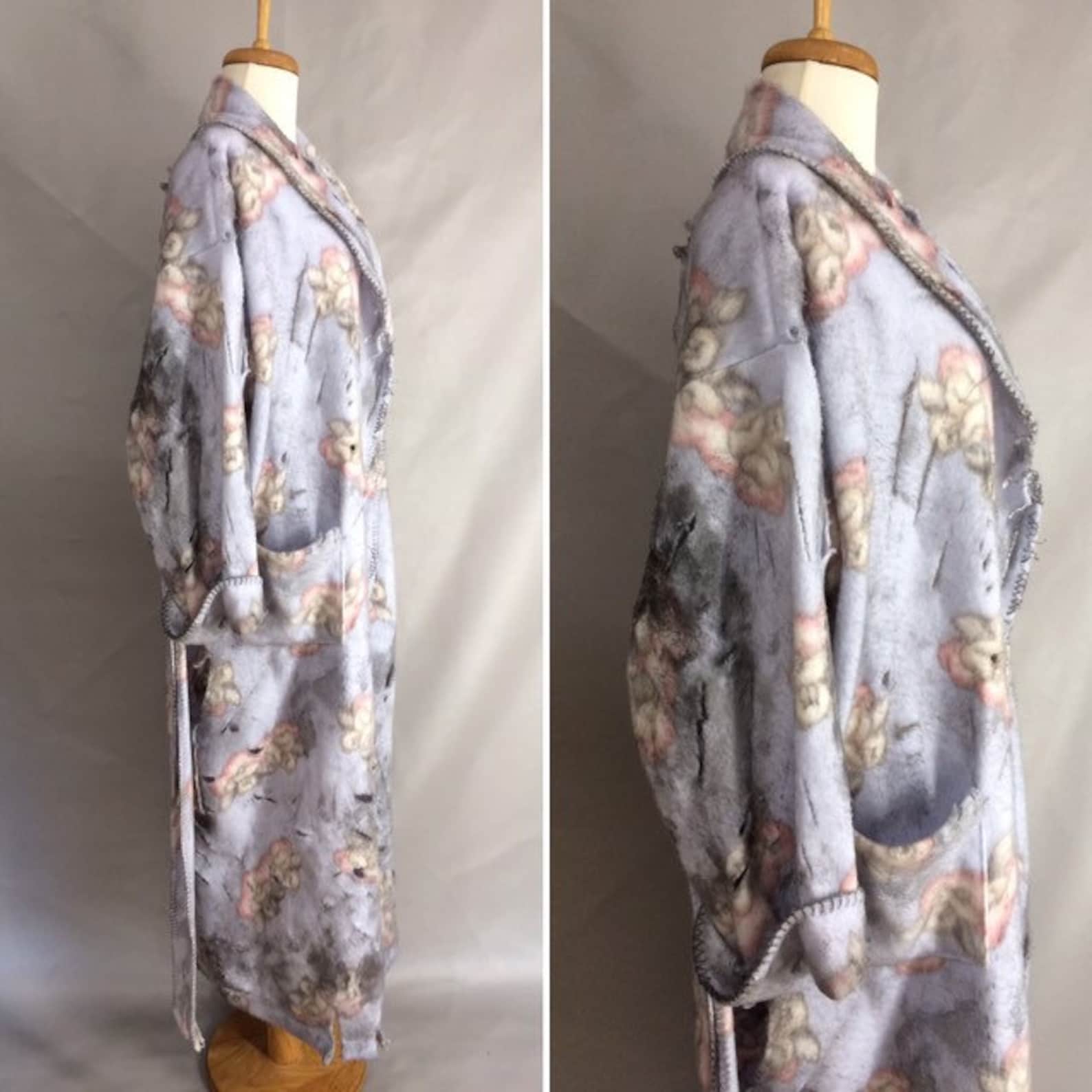Distressed Housecoat Robe. Post Apocalyptic Wasteland Zombie - Etsy