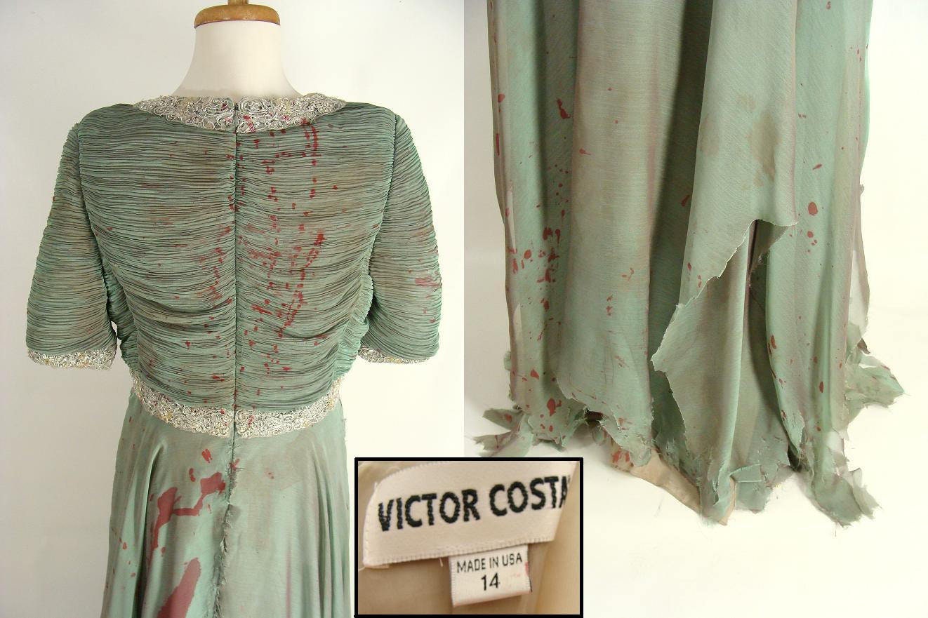 BLOODY VAMPIRE QUEEN Zombie 90s Prom Halloween Costume. - Etsy