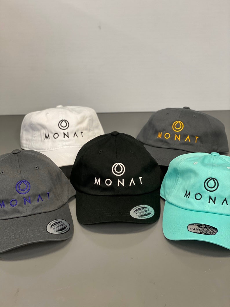 Embroidered Monat Hat Monat Dad Hat Monat Marketing - Etsy