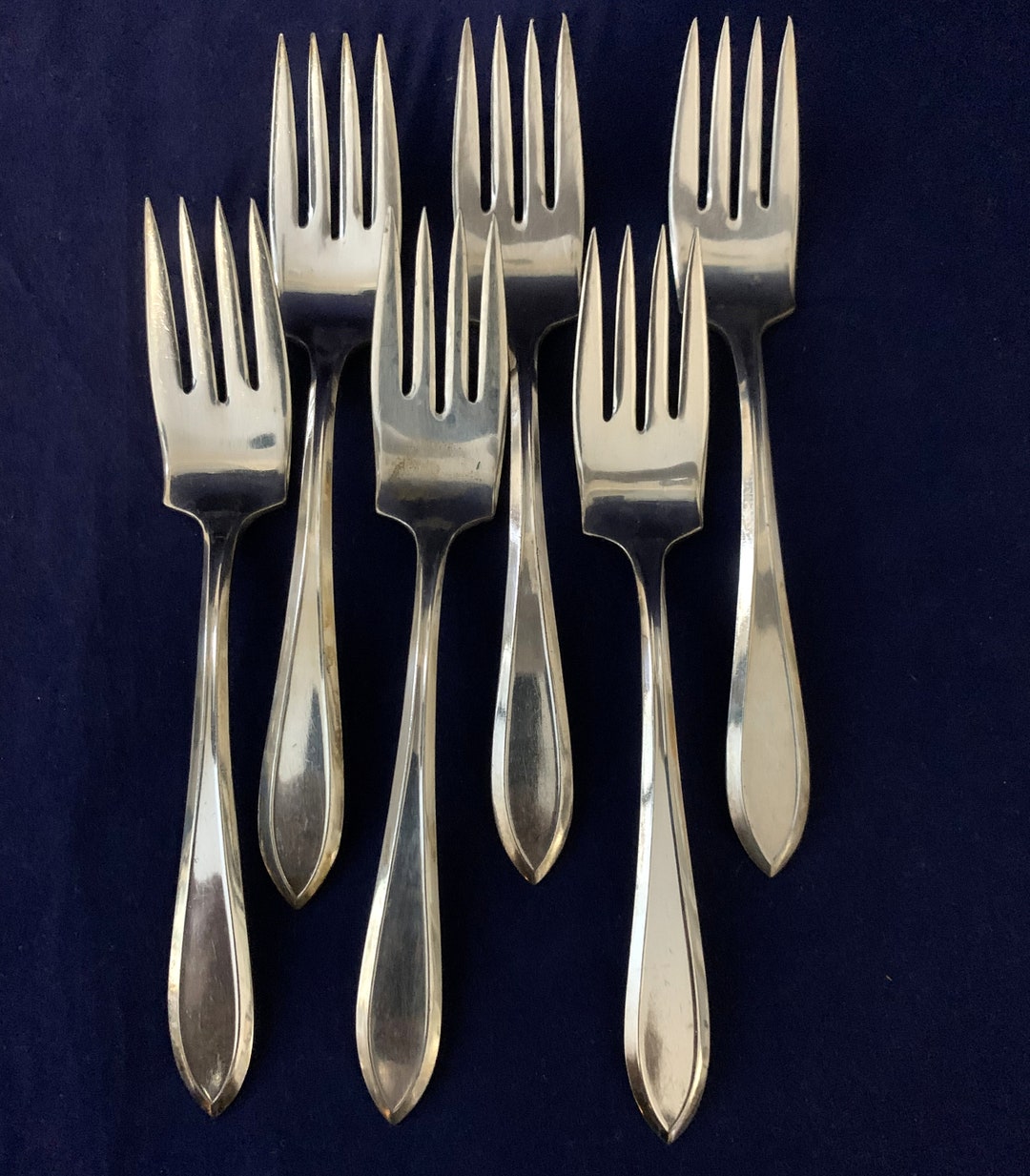 Lot 6 Vintage RC Co Silverplate Salad Forks 6 - Etsy
