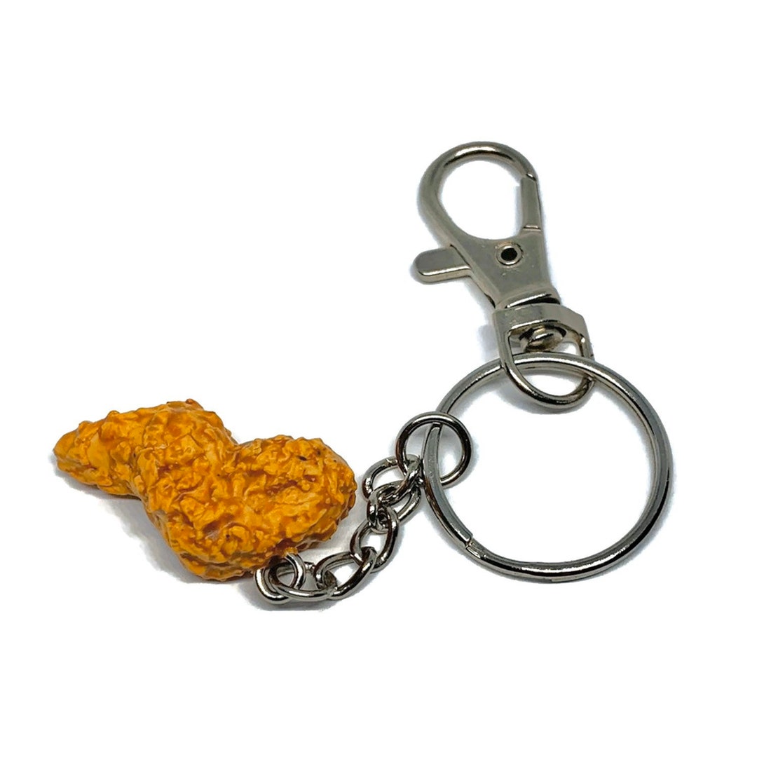 Crispy Chicken Wing Keychain Foodie Gift - Etsy