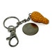 Fried Chicken Drumstick Keychain Gift for Foodies Food - Etsy