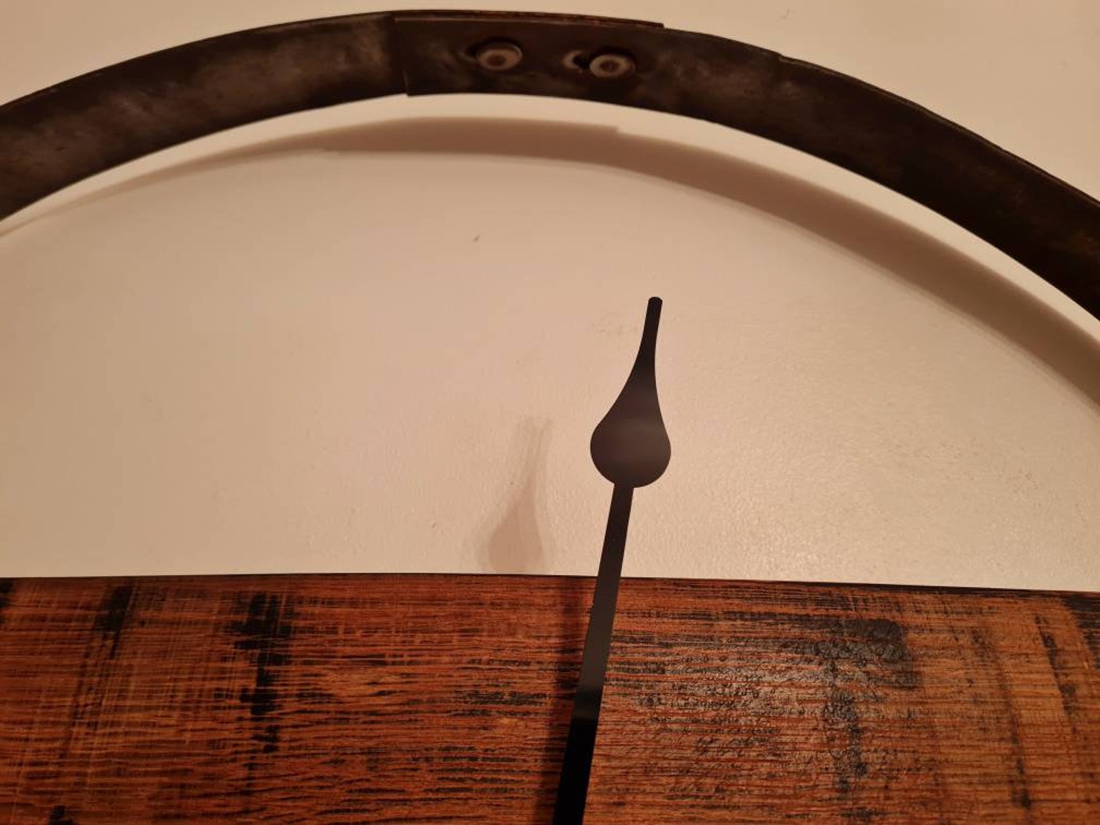 Whiskey Barrel Ring Clock Whisky Barrel Hoop Clock Large | Etsy