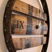 Whiskey Barrel Ring Clock, Whisky Barrel Hoop Clock, Large Wall Clock ...