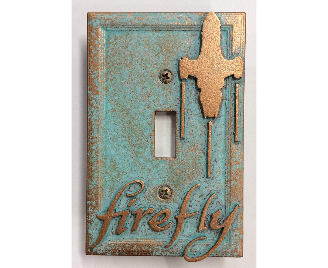 Firefly Light Switch Cover aged - Etsy