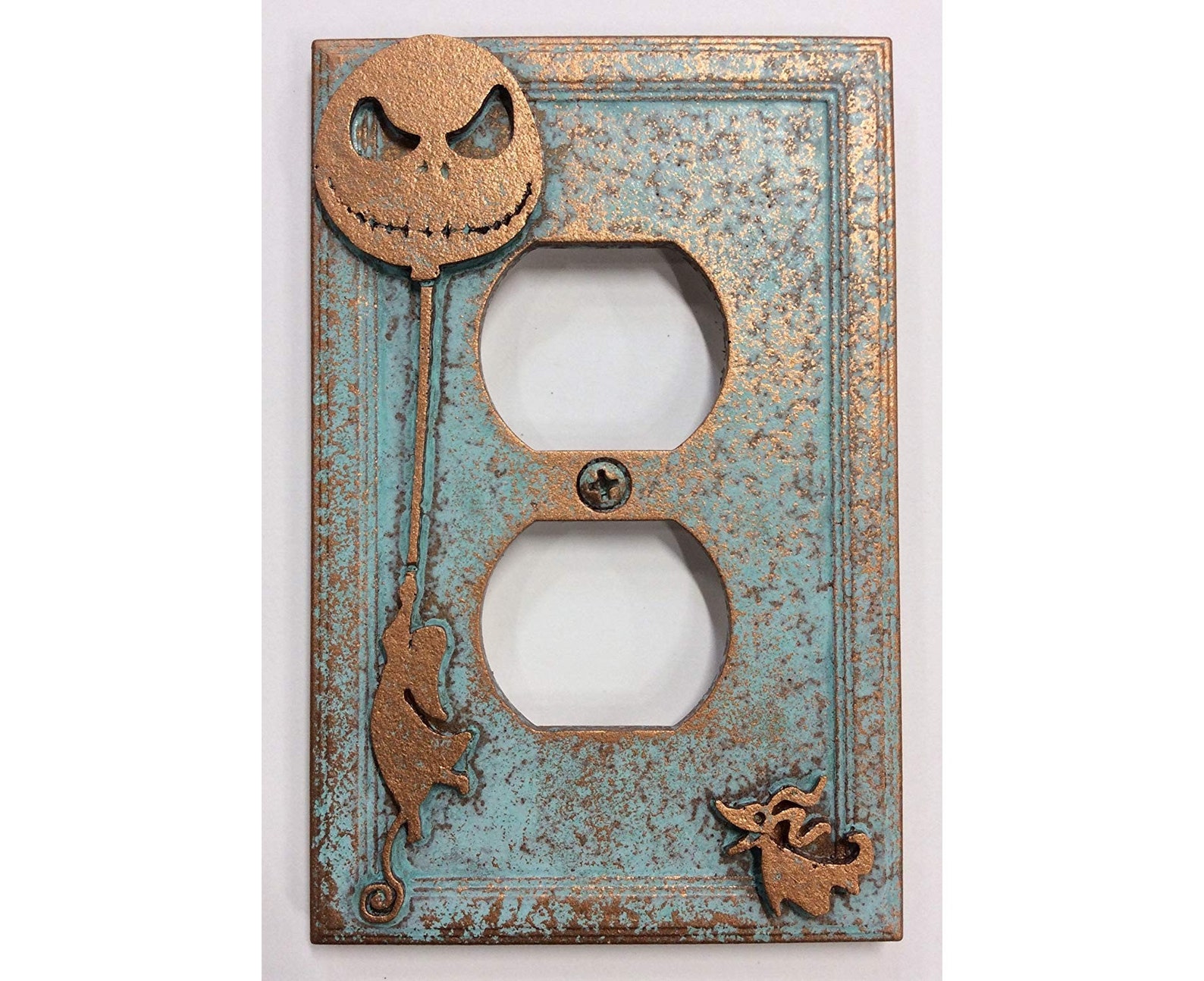 Nightmare Before Christmas Outlet Cover aged - Etsy