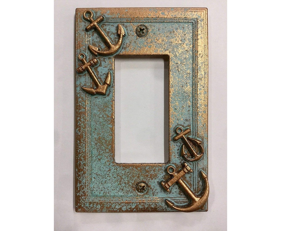Anchors Decorator Switch/outlet Cover aged - Etsy