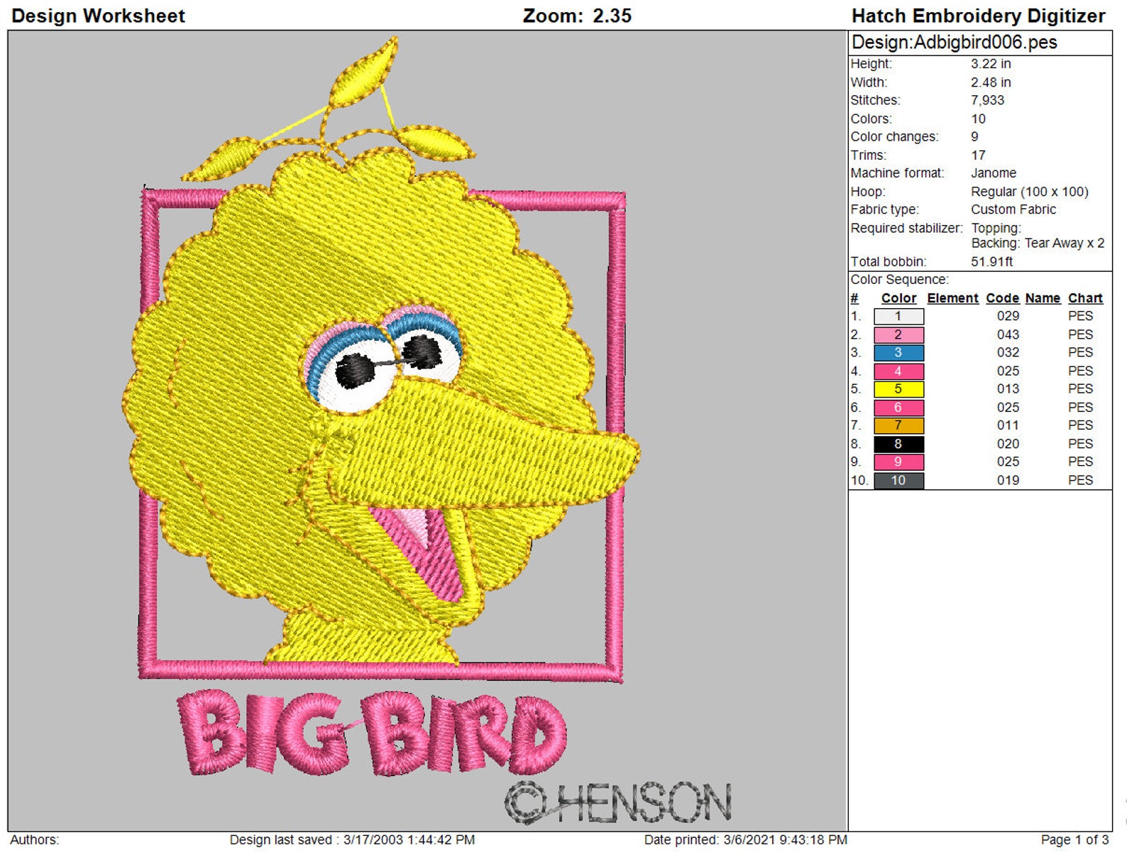 Sesame Street Design Pack 20 DESIGNS Available for 4x4 Hoop | Etsy