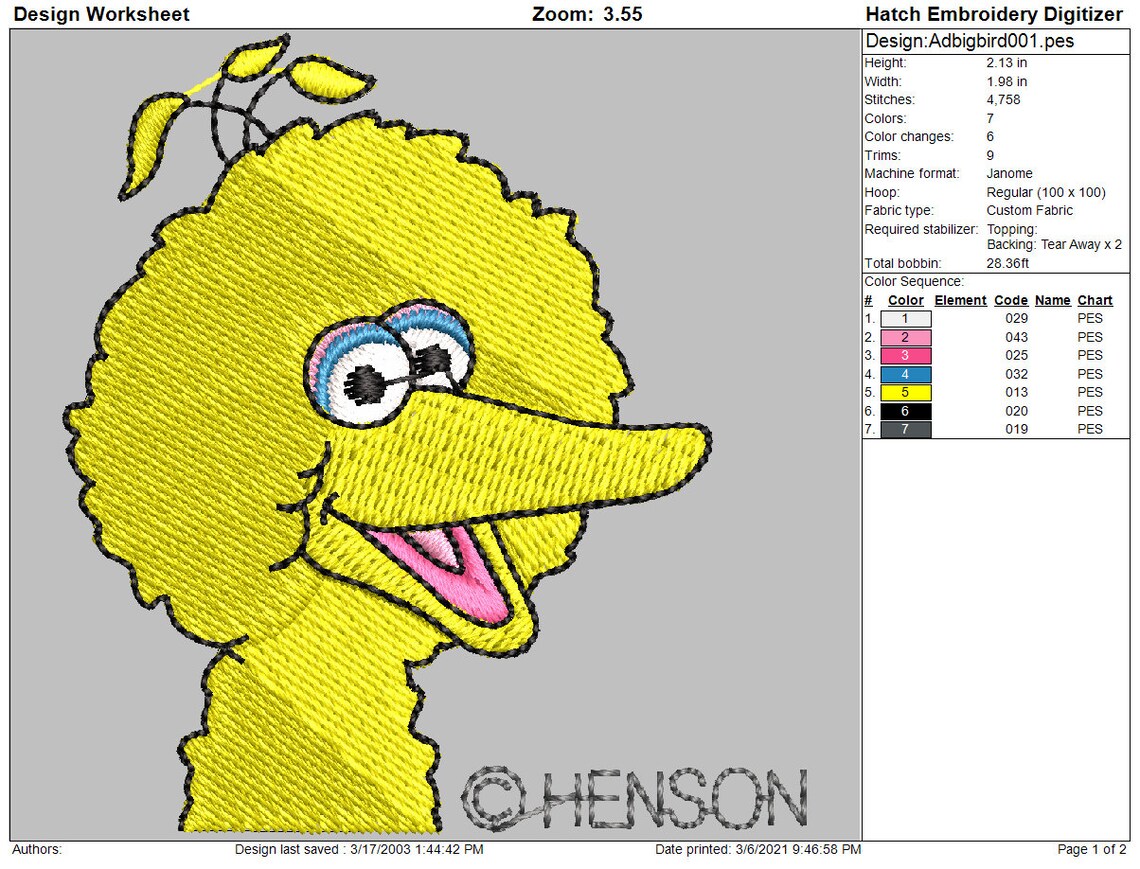 Sesame Street Design Pack 20 DESIGNS Available for 4x4 Hoop | Etsy