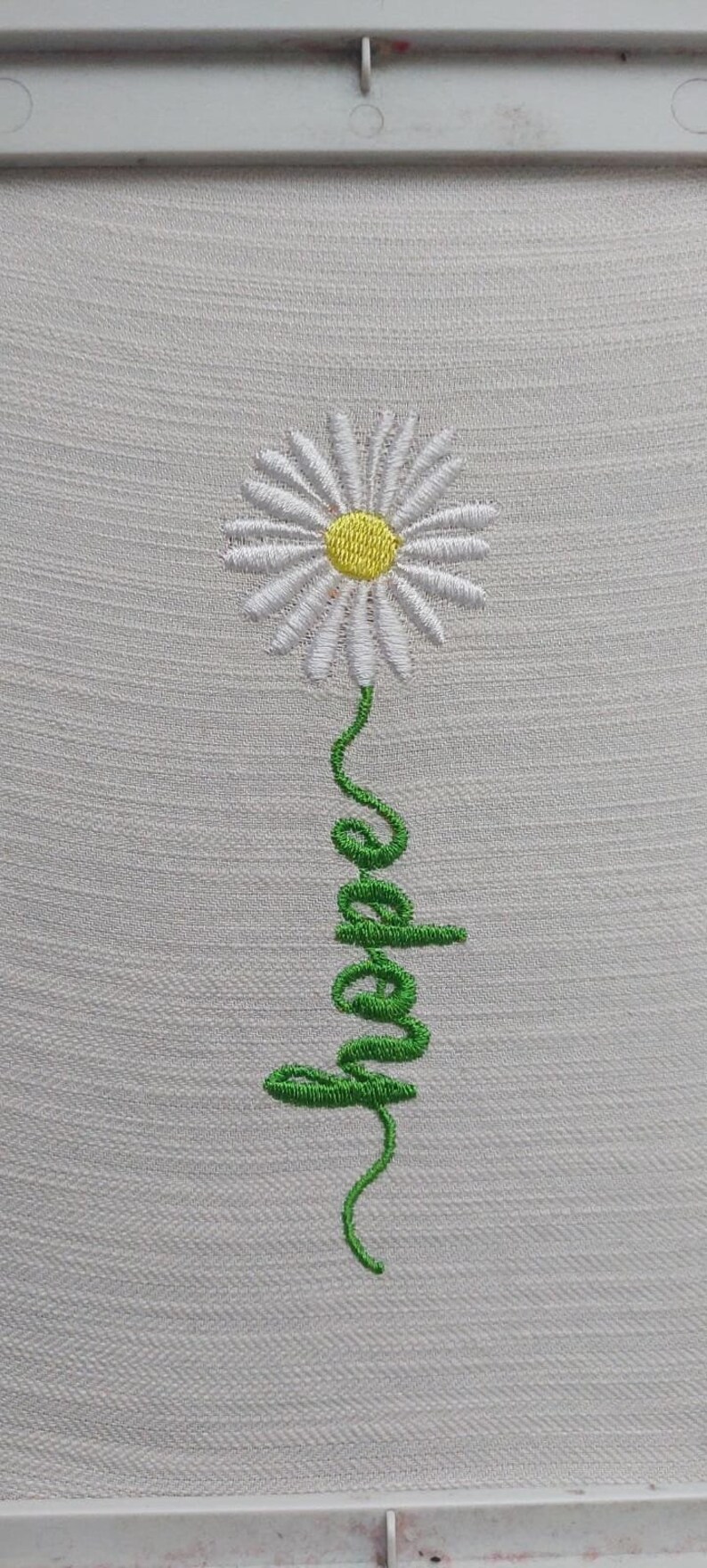 Daisy Hope Embroidery Design 6 SIZES Dst Exp Hus Jef Jpx Pes - Etsy