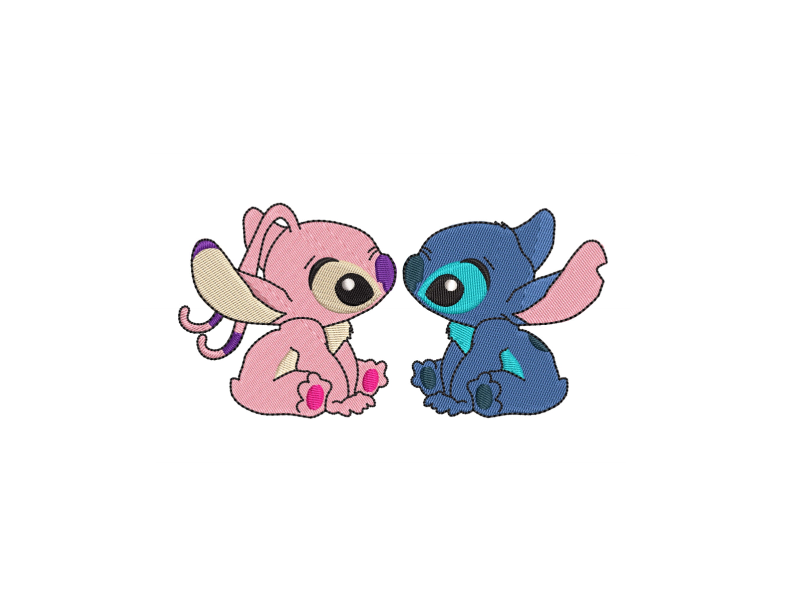 Stitch and Angel Embroidery Design 5 SIZES Xxx Vp3 Pes Pcs Jpx - Etsy