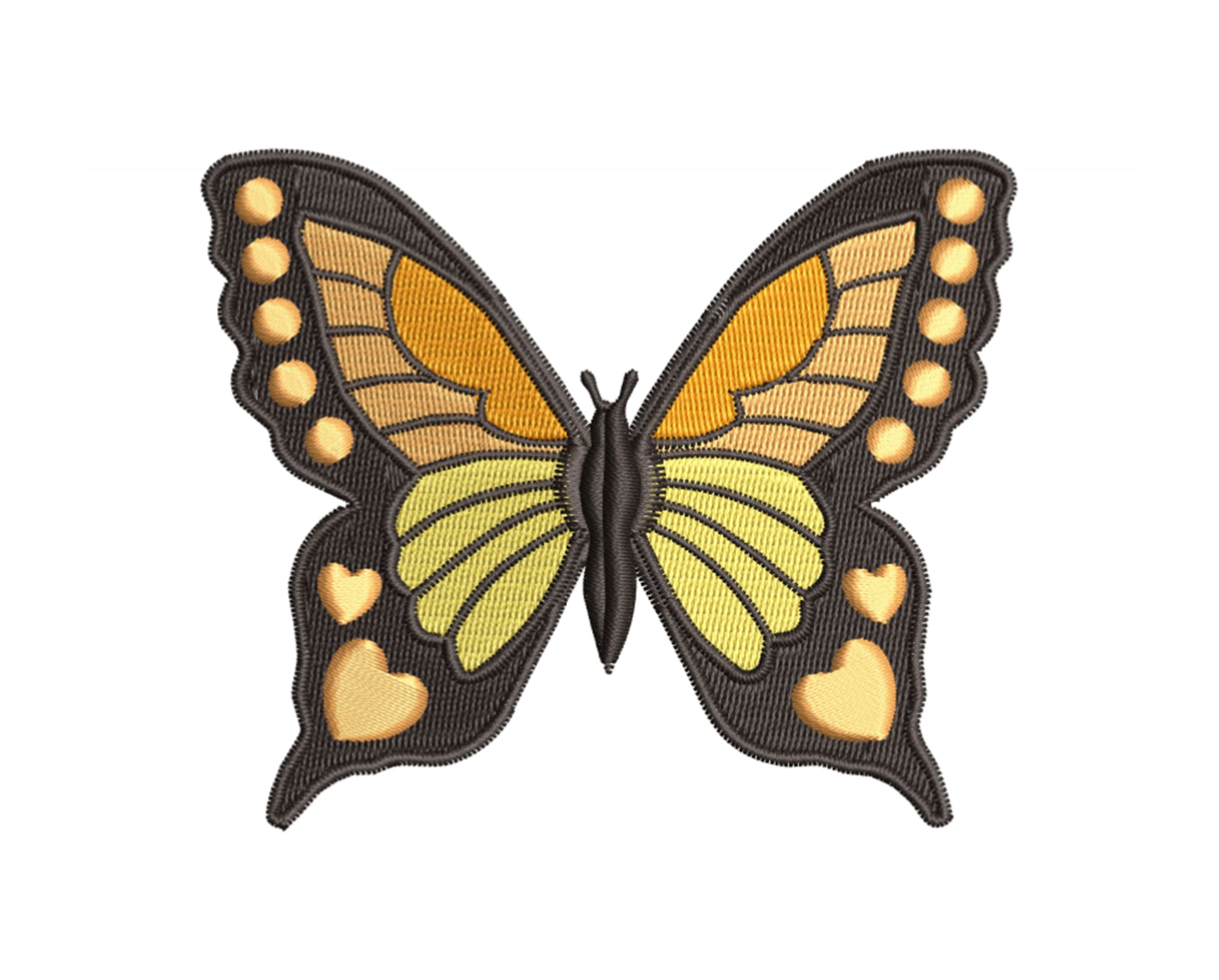 Butterfly Embroidery Design 5 SIZES dst exp hus jef jpx pes | Etsy