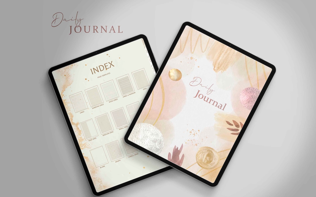 Digital Journal for Ipad, Digital Notebook, Goodnotes Journal, iPad ...