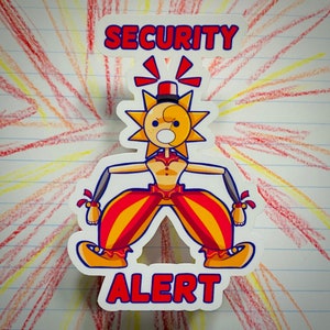 Sundrop: SECURITY ALERT! Sticker - Etsy