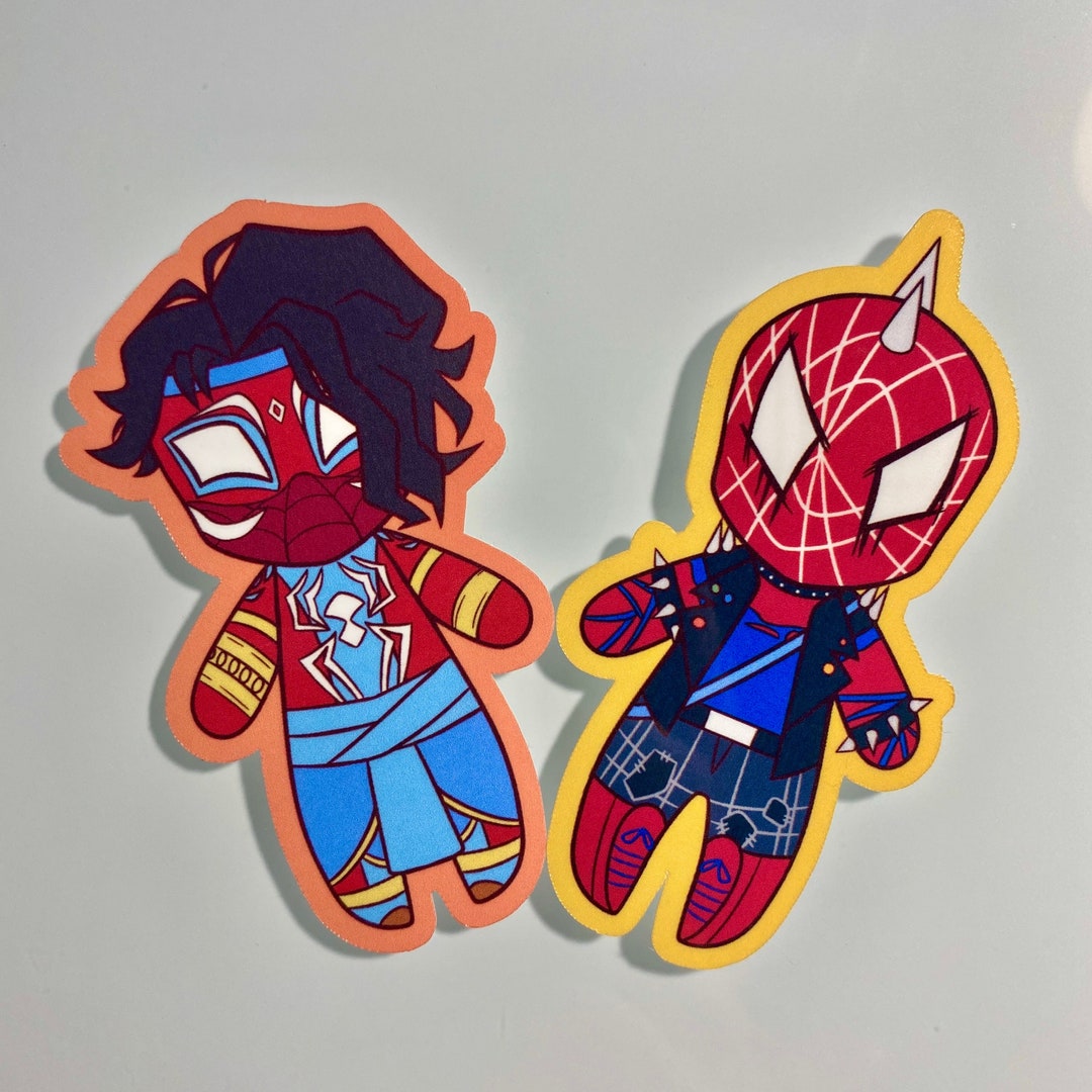 Pav and Hobie Spidey Plushie Stickers - Etsy