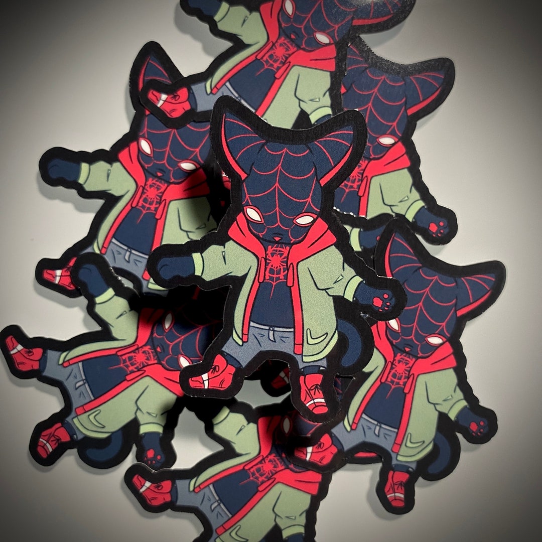 Cha Cha Real Smooth Meows Morales Cat Sticker - Etsy