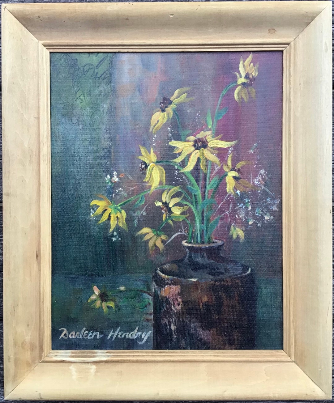 Vintage Canadian Artist Darleen Hendry BC British Columbia Painter ...