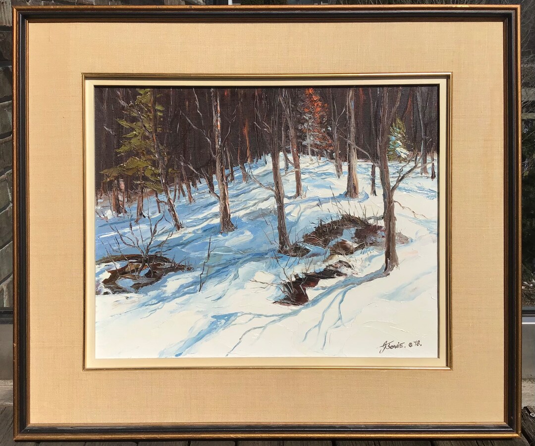 Gilhooly Gallery Ottawa Original Vintage Canadian Oil Painting Signed ...