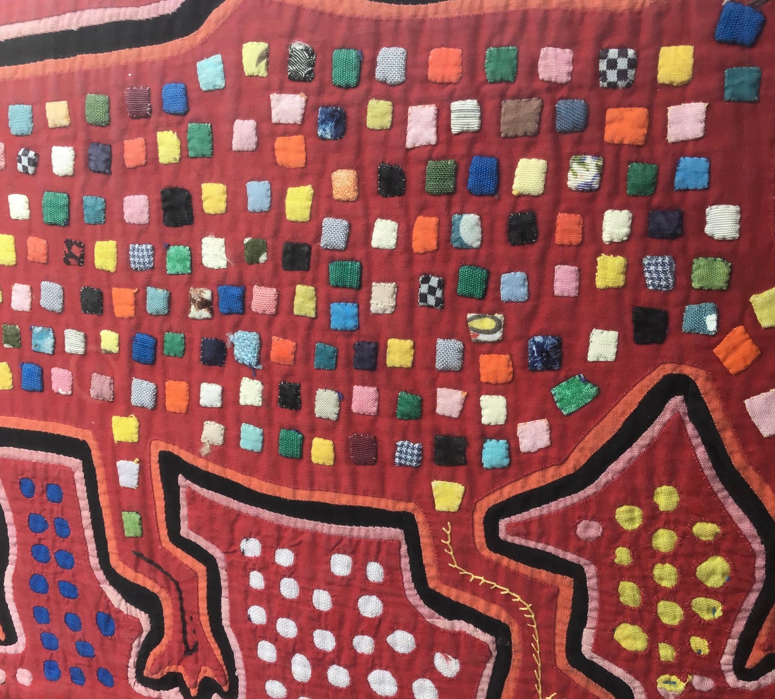 Vintage Molas Kuna Indian San Blas Islands Panama Framed Wall Art Cuna ...