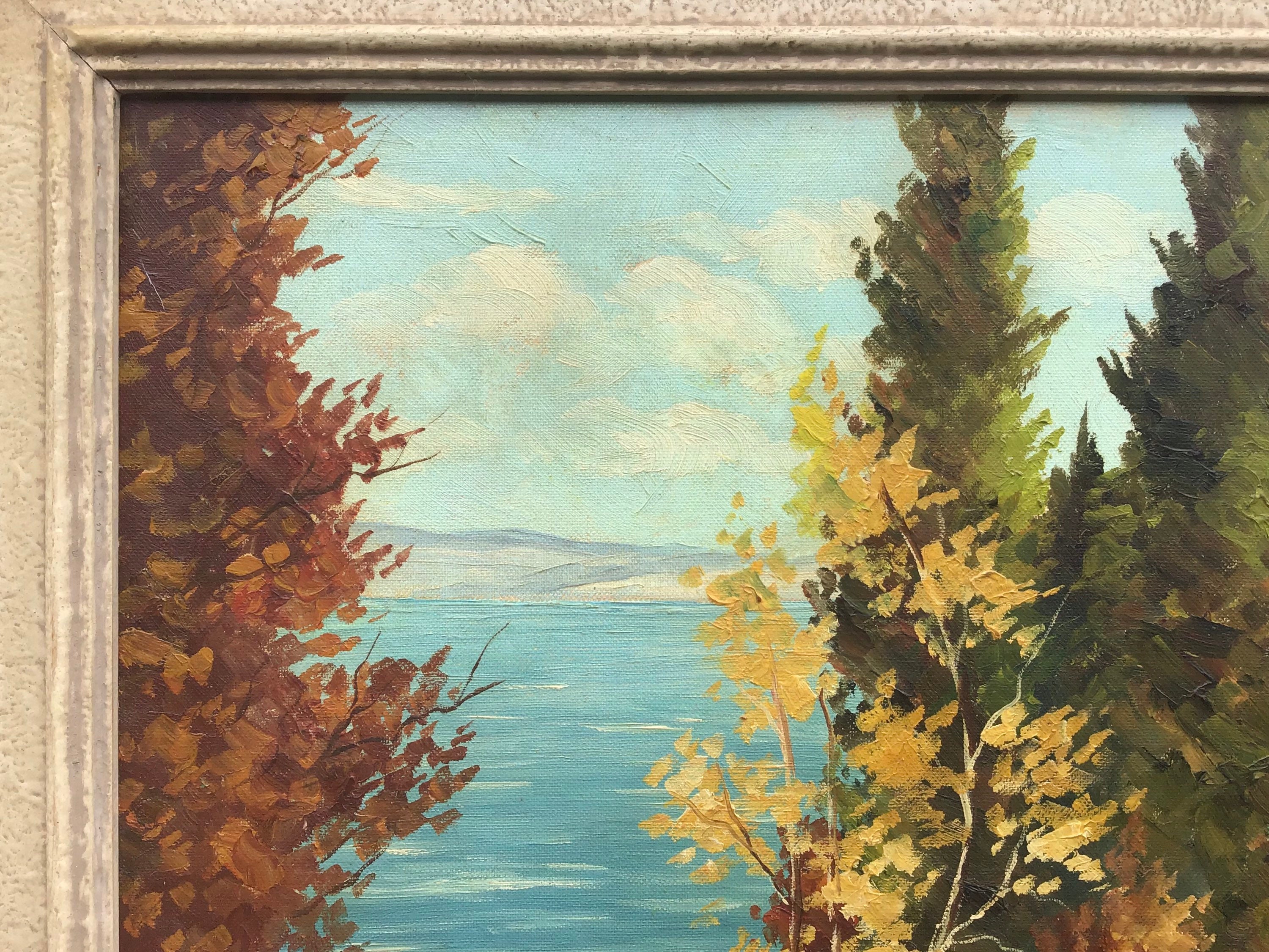 Vintage Original Painting Canadian School Signed Circa 1965 Possibly ...