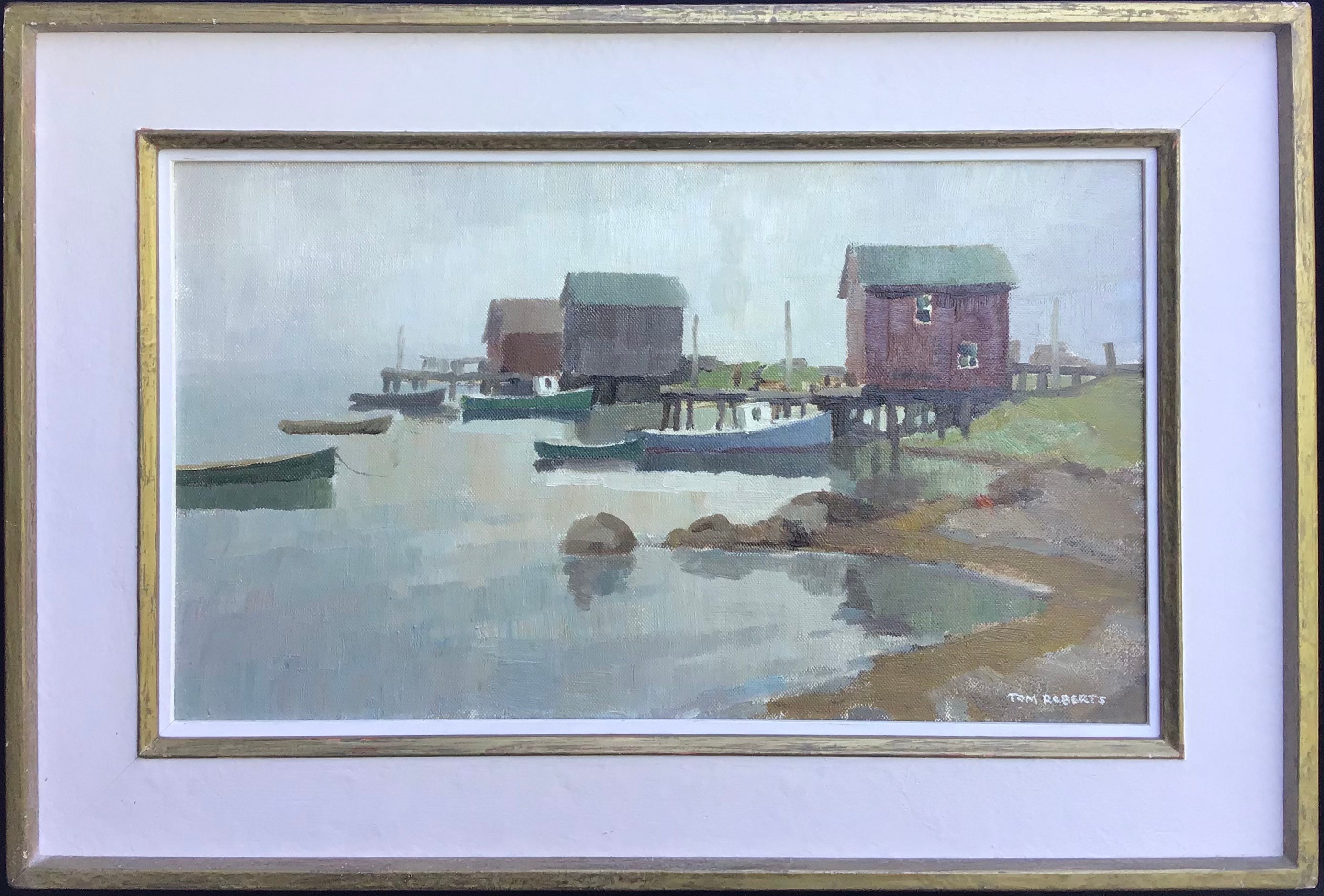 Vintage Painting Listed Canadian Artist Tom Roberts, RCA, 1909-1998 ...