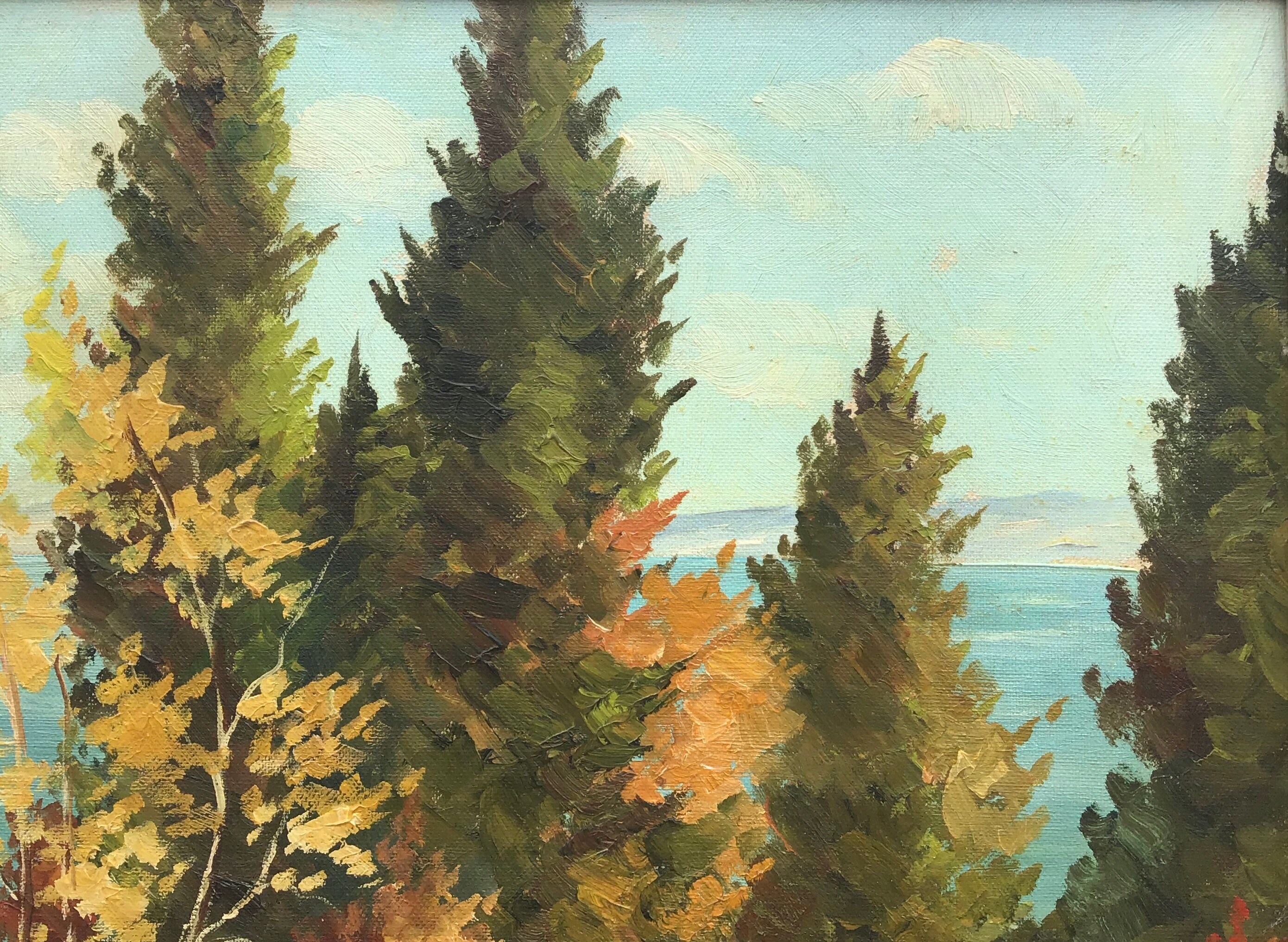 Vintage Original Painting Canadian School Signed Circa 1965 Possibly ...