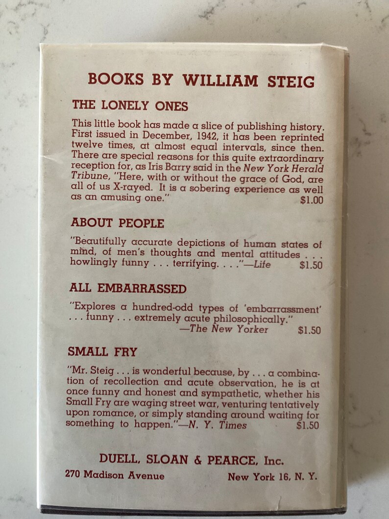 Persistent Faces-by William Steig-1945 - Etsy