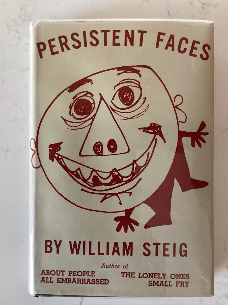 Persistent Faces-by William Steig-1945 - Etsy