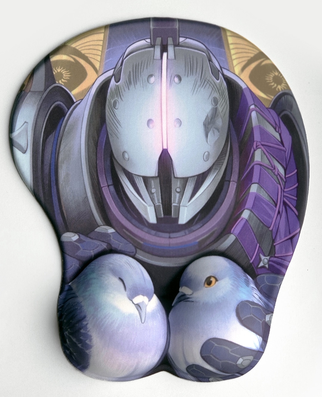 Saint and Pigeons 3D Mousepad - Etsy
