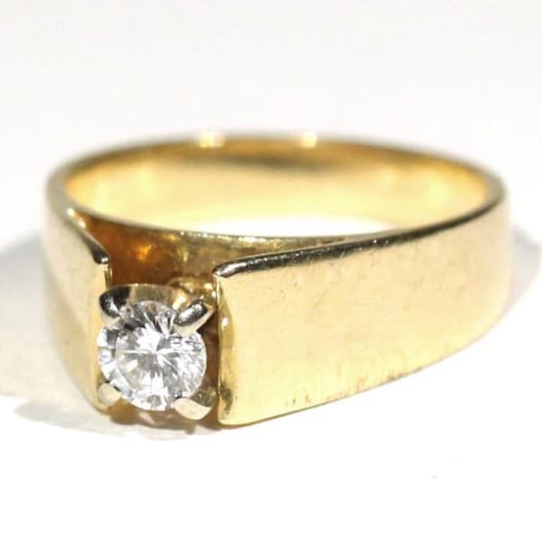 Large Diamond Ring - Etsy