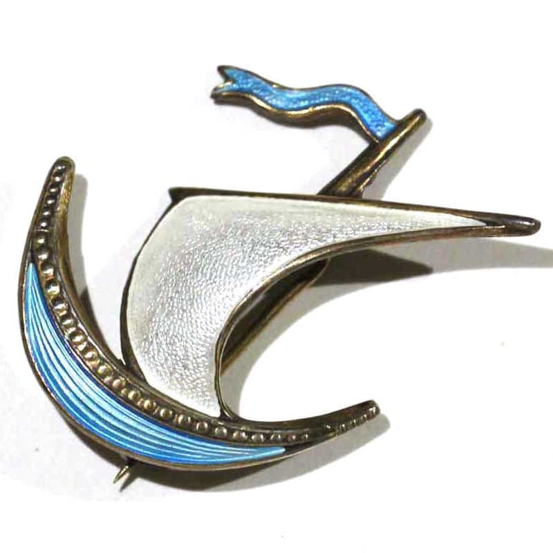 Viking Ship Pin - Etsy