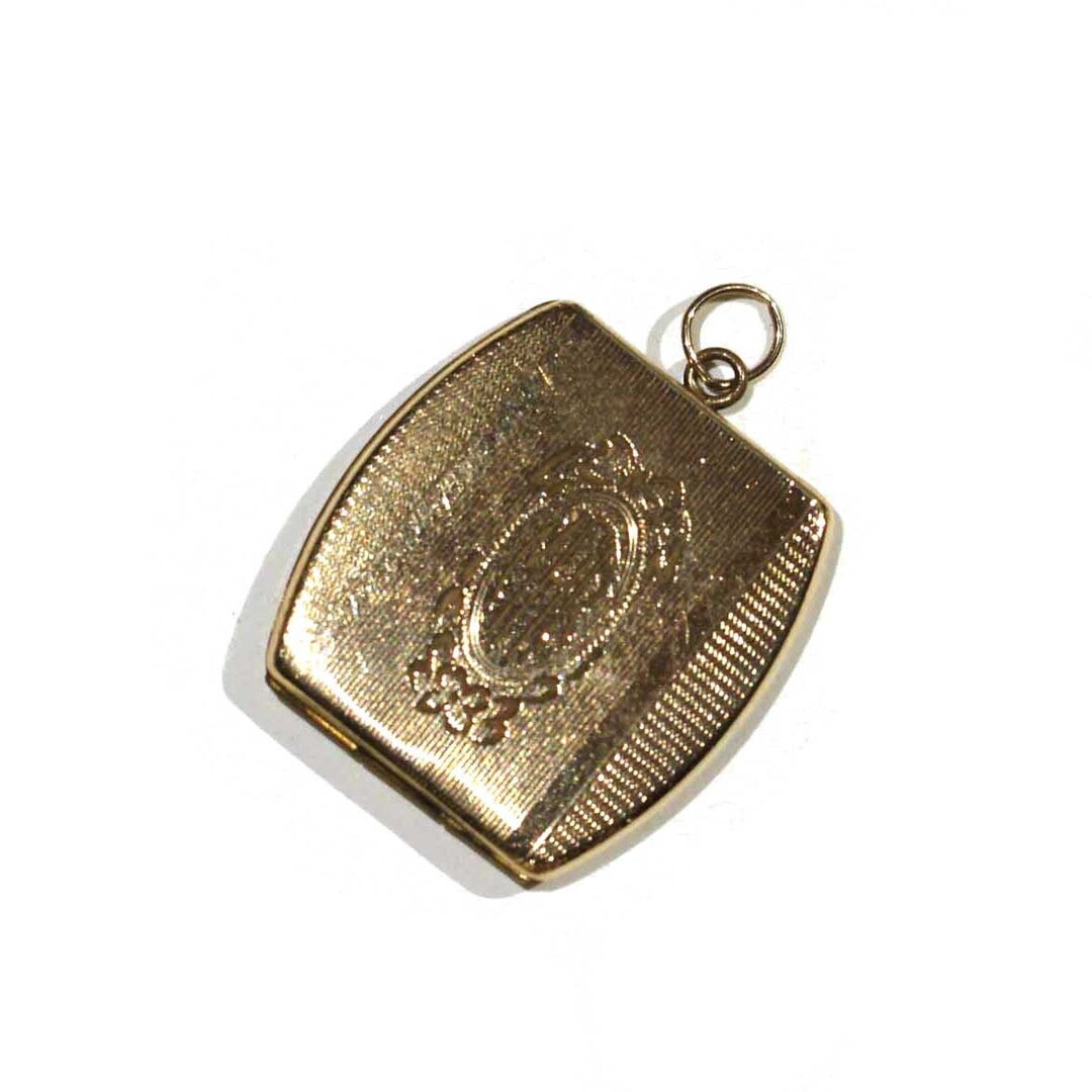 Antique Ornate Pin Stripe Rounded Edge Rectangylar Book Style Large ...