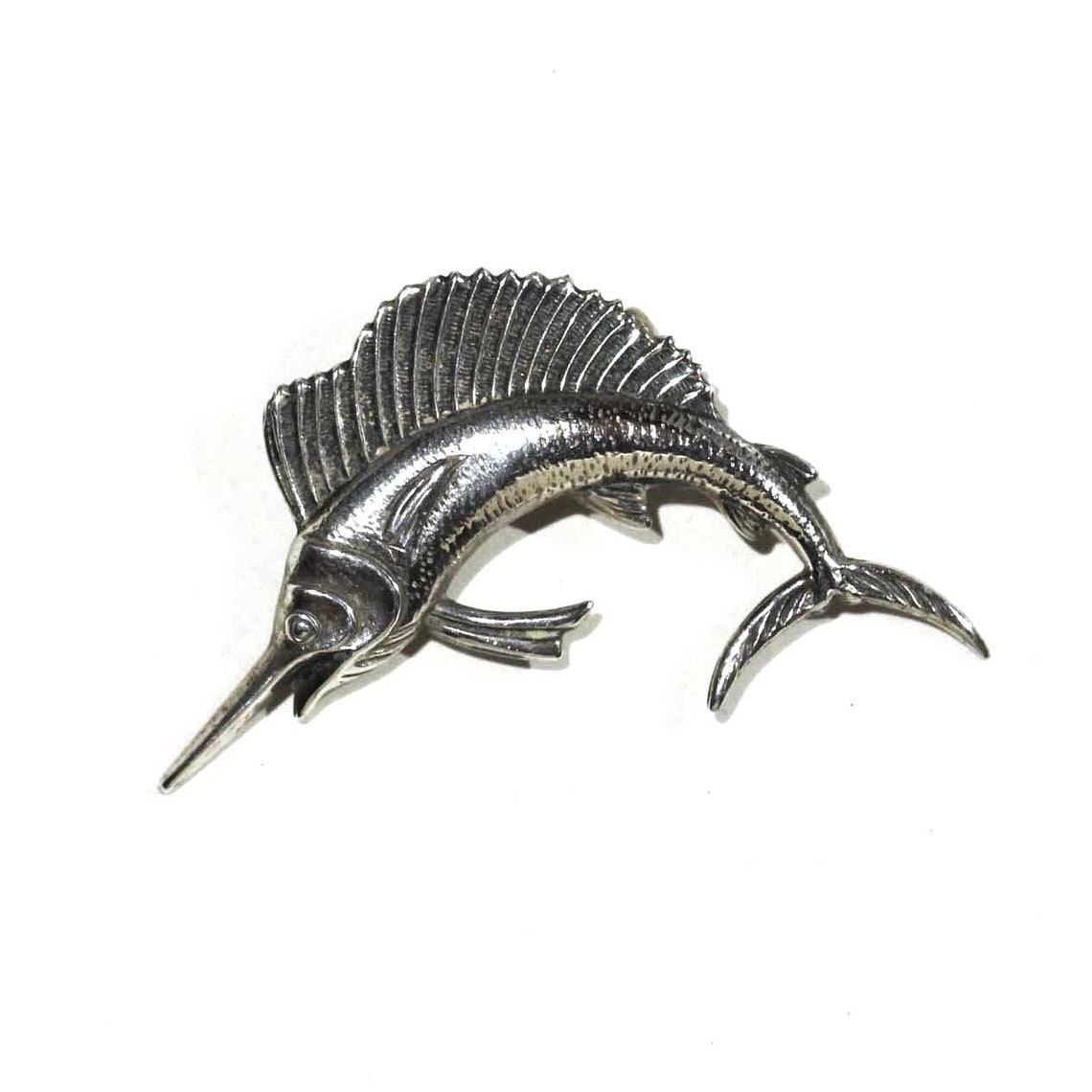 Vintage Sterling Swordfish Handmade Arts and Crafts Swimming - Etsy