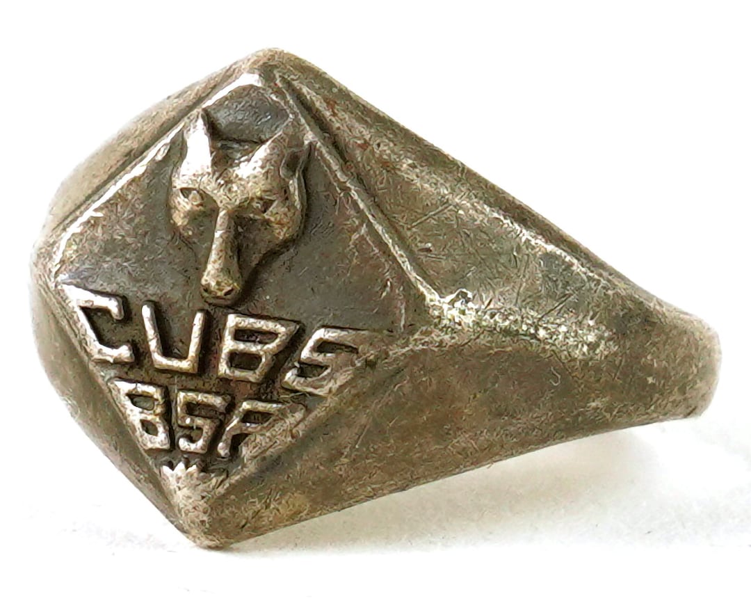 Vintage Boy Scouts of America CUB Scout BSA Be Prepared Sterling Silver ...