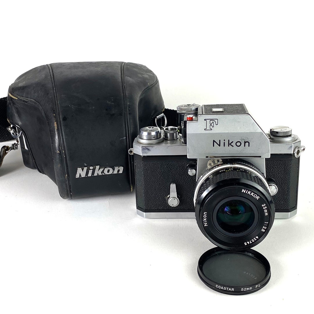Nikon F Original Photomic SLR Film 1960s Camera W/ Nikon Nikkor 35mm F ...