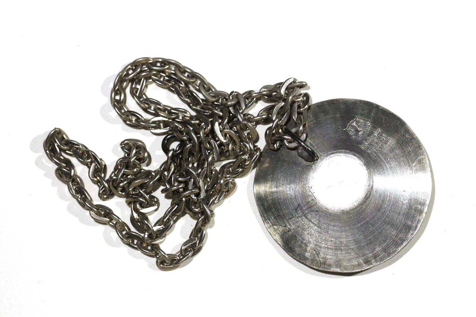 Vintage Iyde Kunst Denmark Handmade Pewter Link Chain Necklace - Etsy