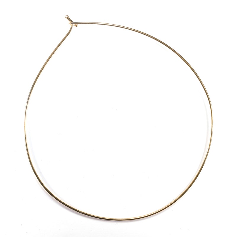 Gold Wire Necklace - Etsy